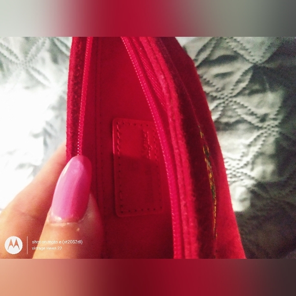 Etienne Aigner | Bags | Etienne Aligner Suede Leather Coin Purse Nwot ...